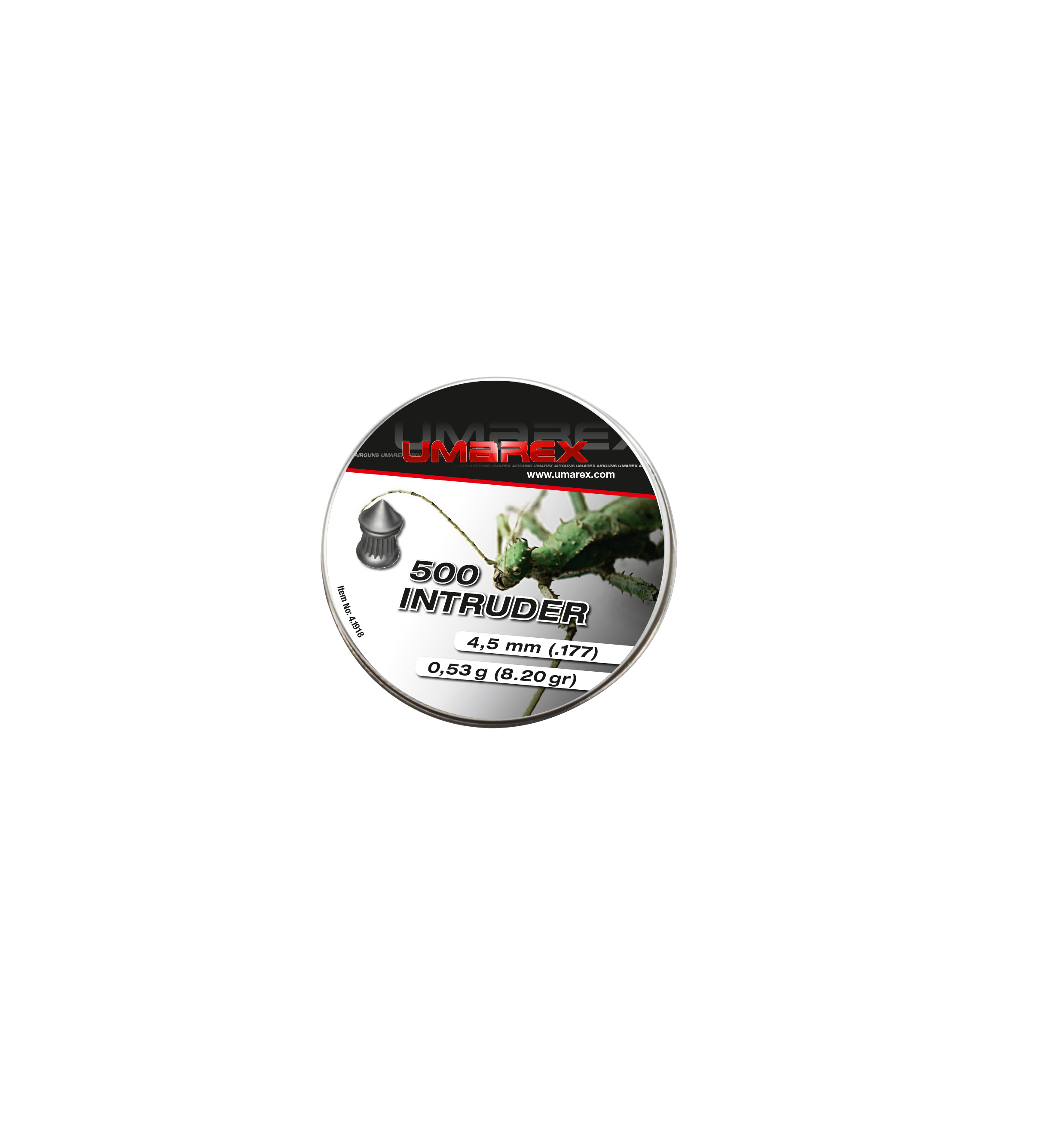 UMAREX Pellets Intruder Pointed Ripped | 4.5mm .177cal | 500pcs | SW10192.1