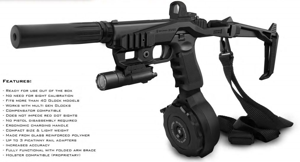 RECOVER TACTICAL 20|20 Stabilizer Kit | B | Black | SW10380.3